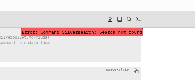 Silversearch not working, Command not found - v2: Troubleshooting ...